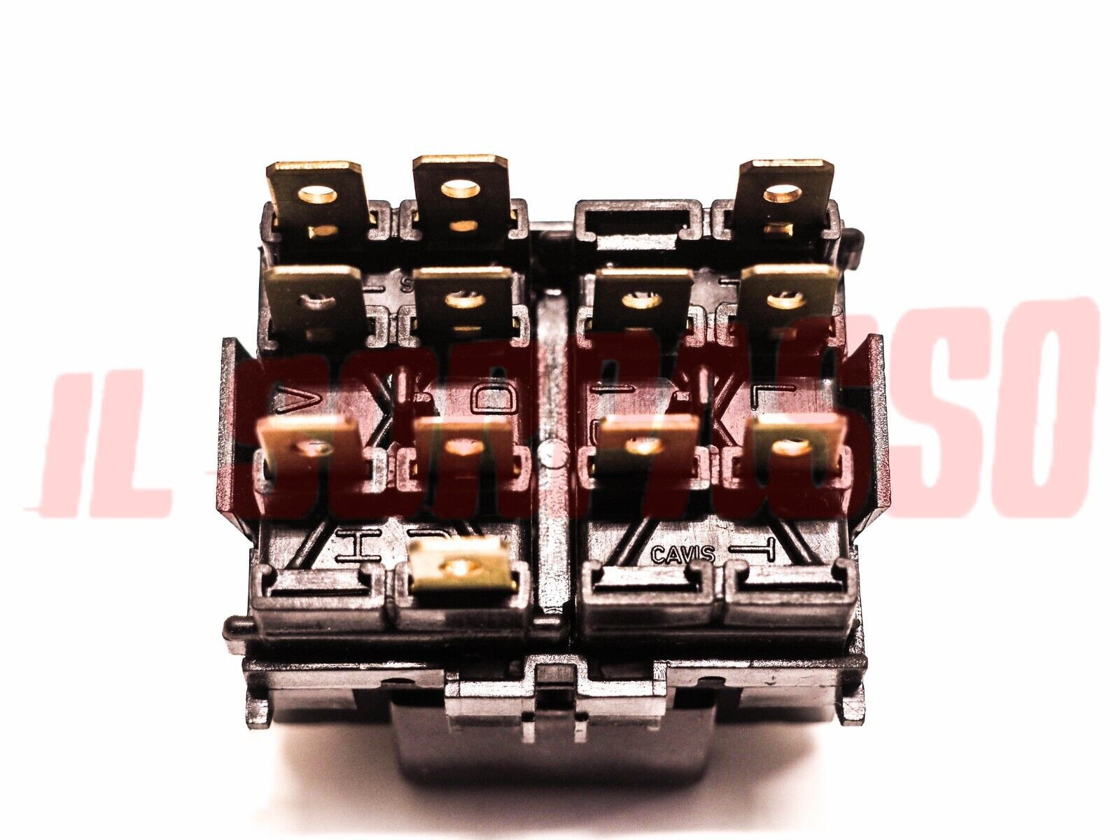 INTERRUTTORE CRUSCOTTO EMERGENZA 4 FRECCE AUTOBIANCHI A112 + ABARTH 4 SERIE